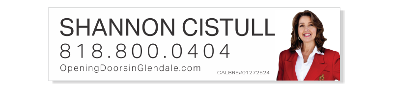 Dilbeck Real Estate Model 6X24_CUS1_149 in Name Riders | Dee Sign®