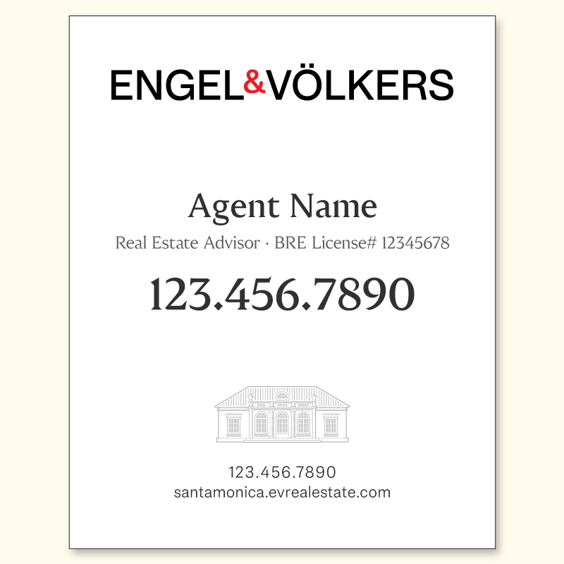 Engel & Völkers Real Estate Hanging Sign Panels | Dee Sign | Dee Sign®