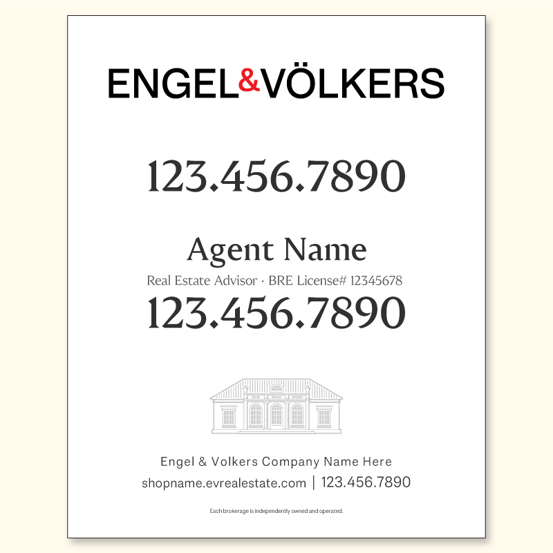 Engel & Völkers Real Estate Hanging Sign Panels | Dee Sign | Dee Sign®