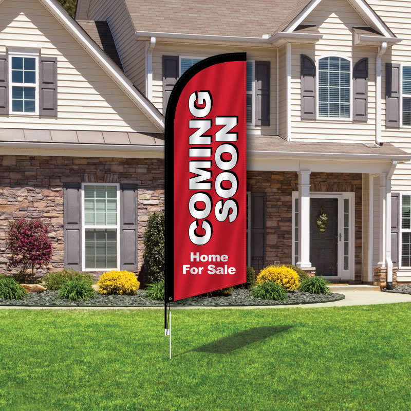 Custom Feather Flags & Auction Signs | Dee Sign®