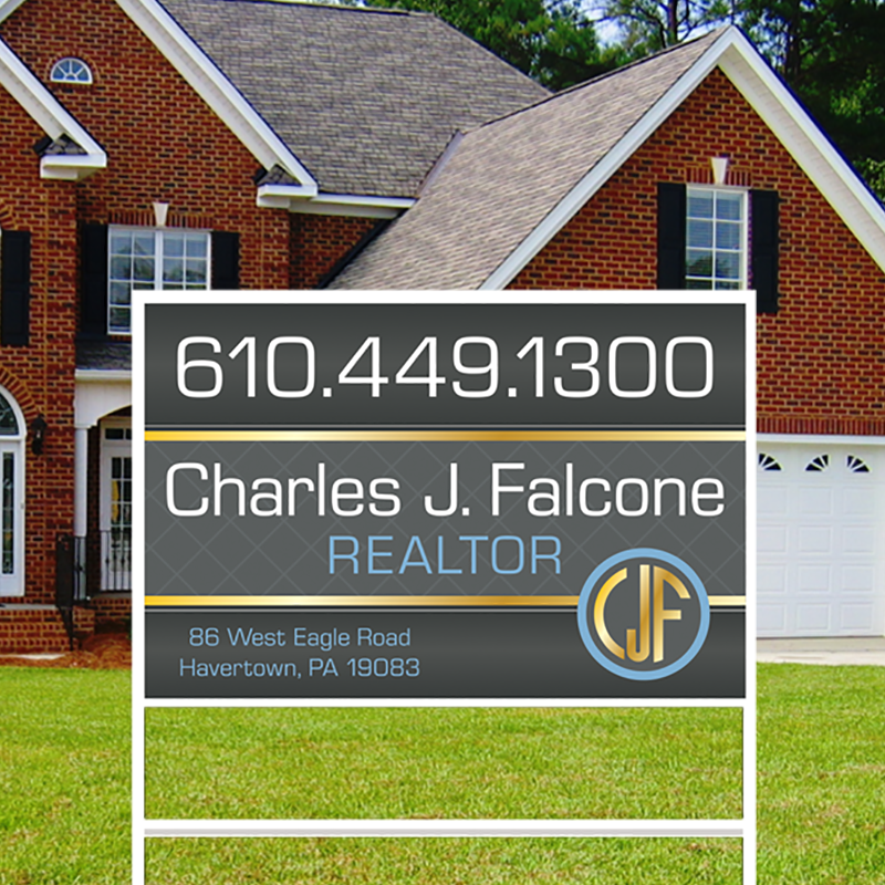 Custom Metal Frame Real Estate Yard Signs | Dee Sign®